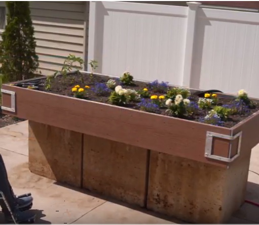 Raised/Cantilevered Garden